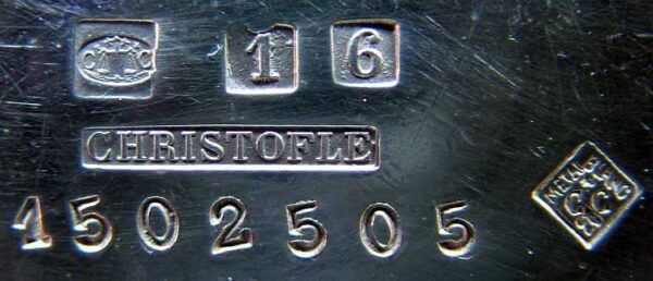 Christofle Silver Marks | Is this Christofle? how old? | Marks & History