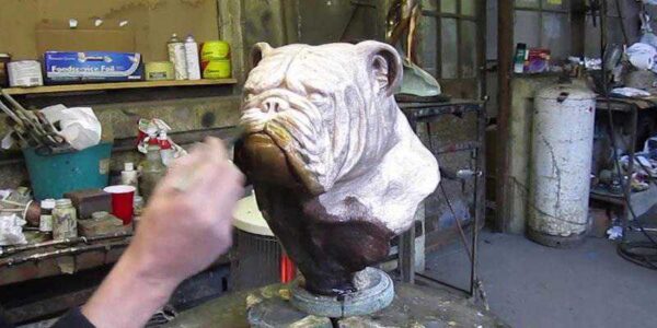 How is A Sculpture Crafted from Bronze?